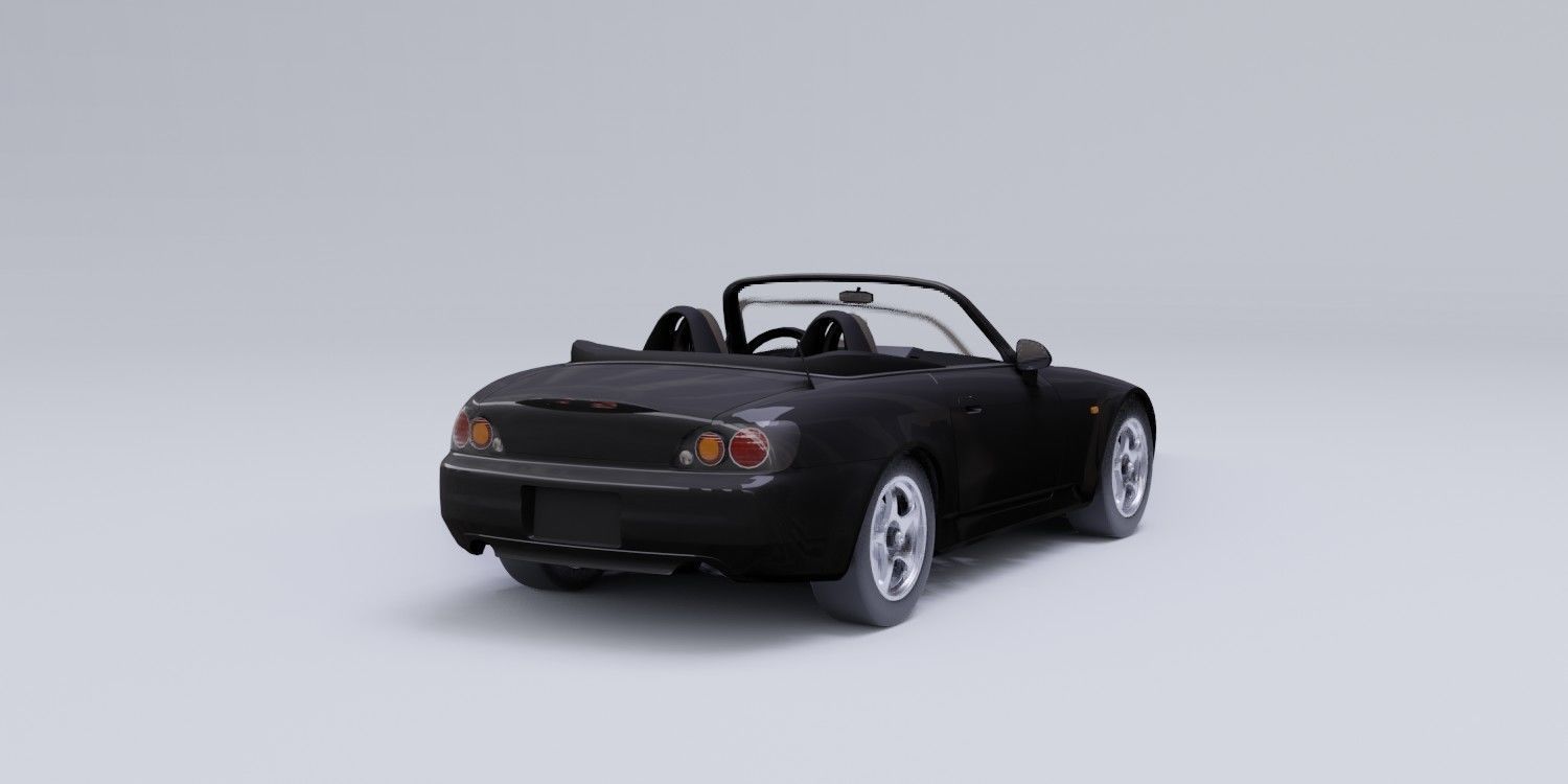 Honda S2000 model in Blender 3D model | CGTrader