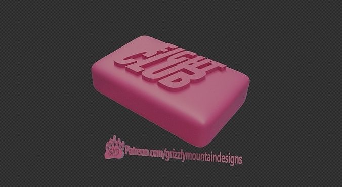 Fight Club Soap bar and mold for wax candle or soap 3D model 3D ...