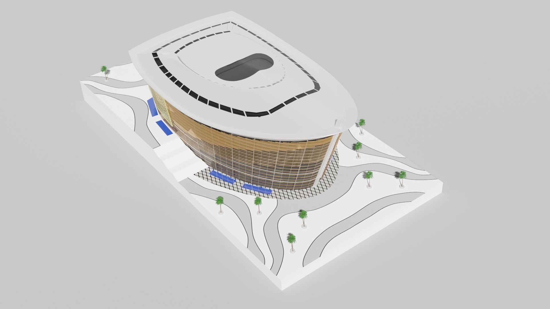 Opera Dubai Blender 3D model | CGTrader