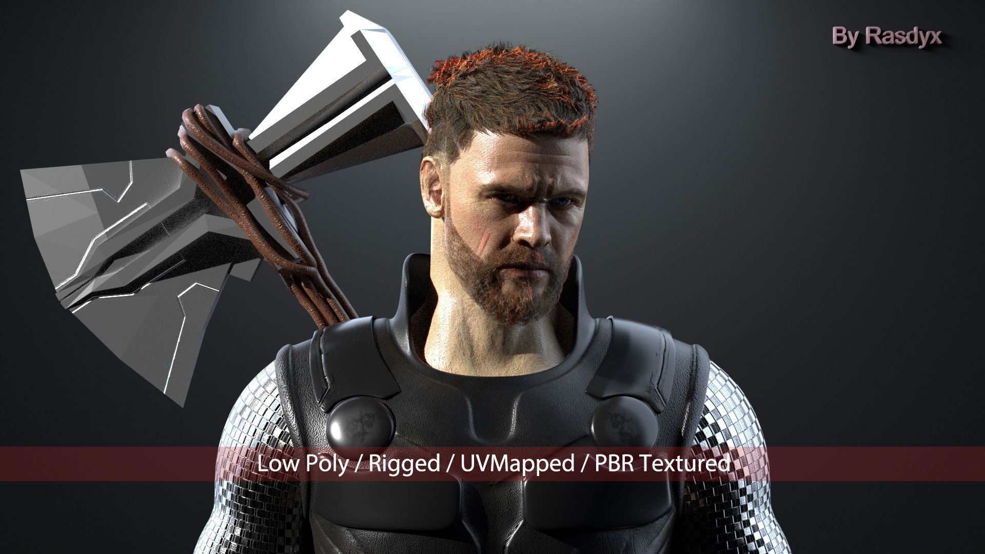 3D model Thor Rigged VR / AR / low-poly | CGTrader