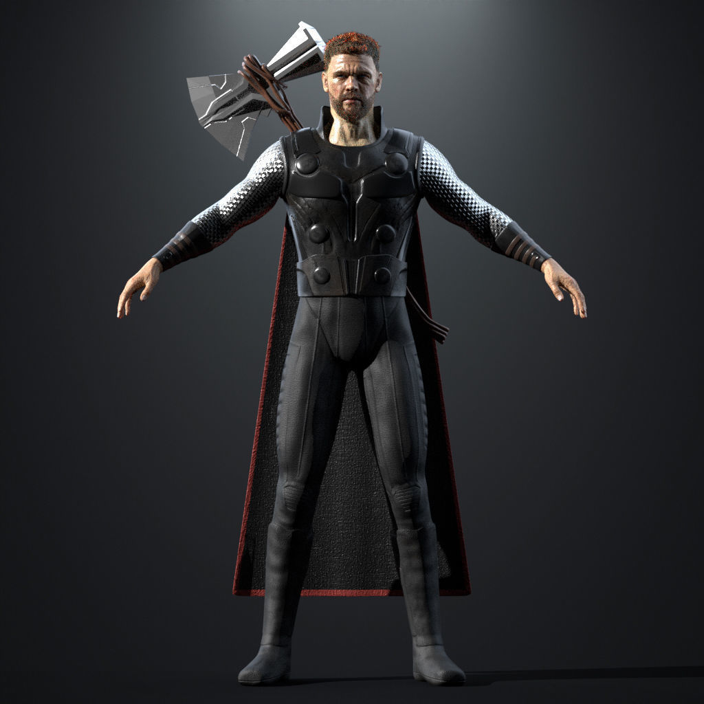 3D model Thor Rigged VR / AR / low-poly | CGTrader