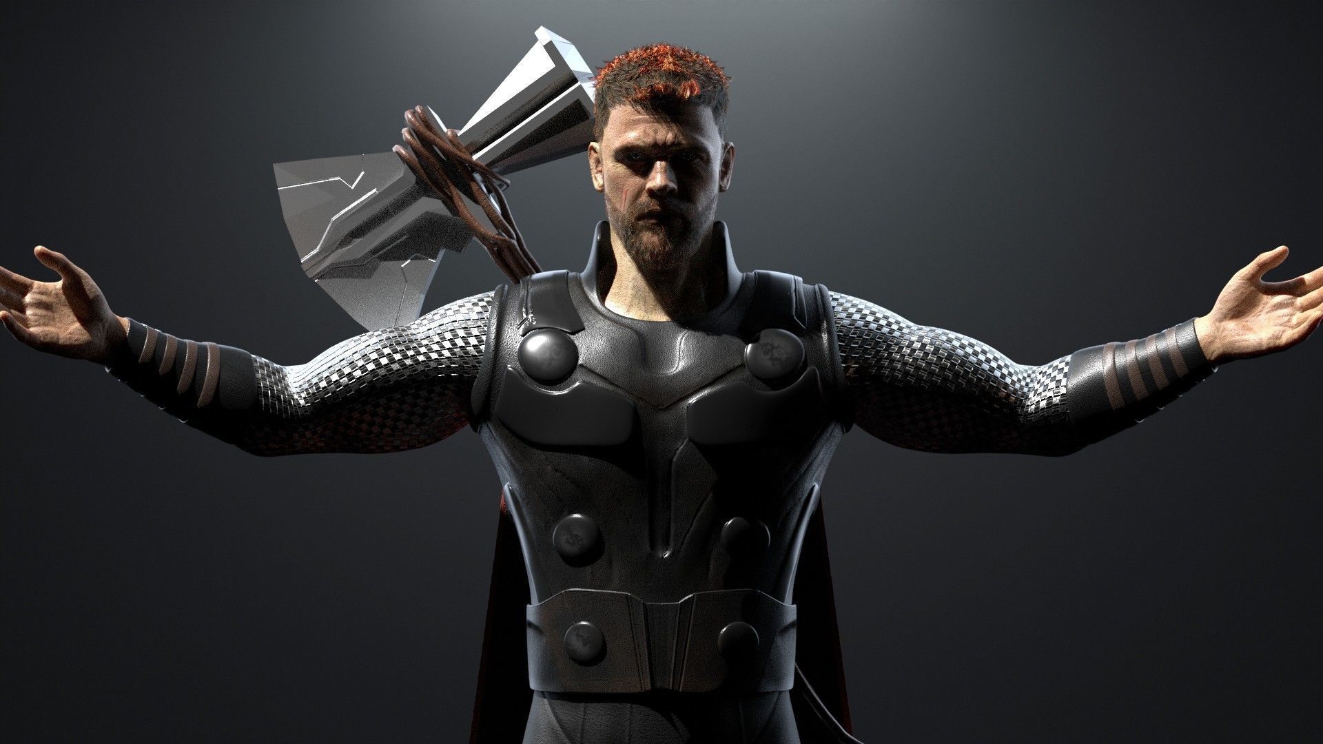 3D model Thor Rigged VR / AR / low-poly | CGTrader