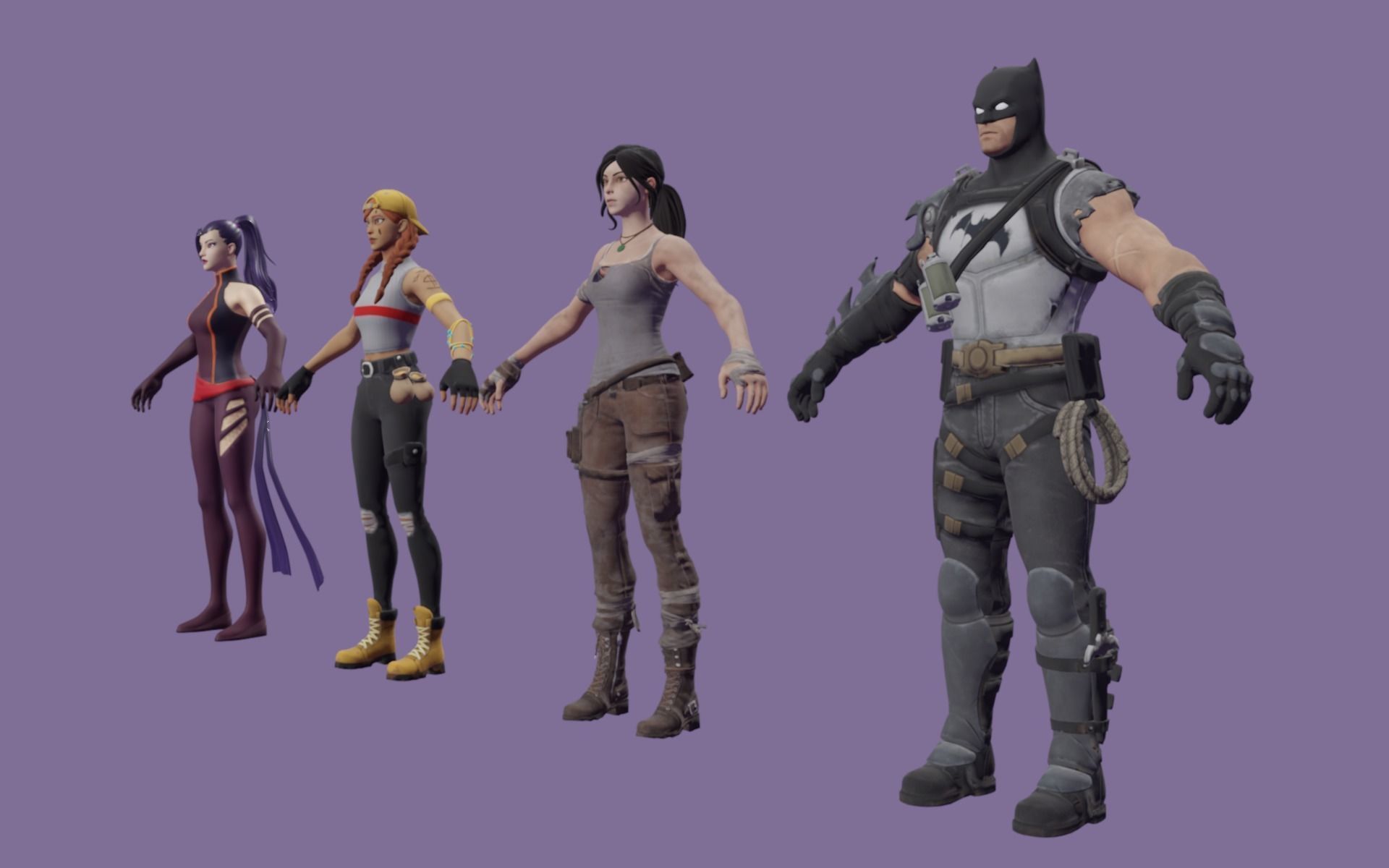 Fortnite Pack 3D model rigged | CGTrader
