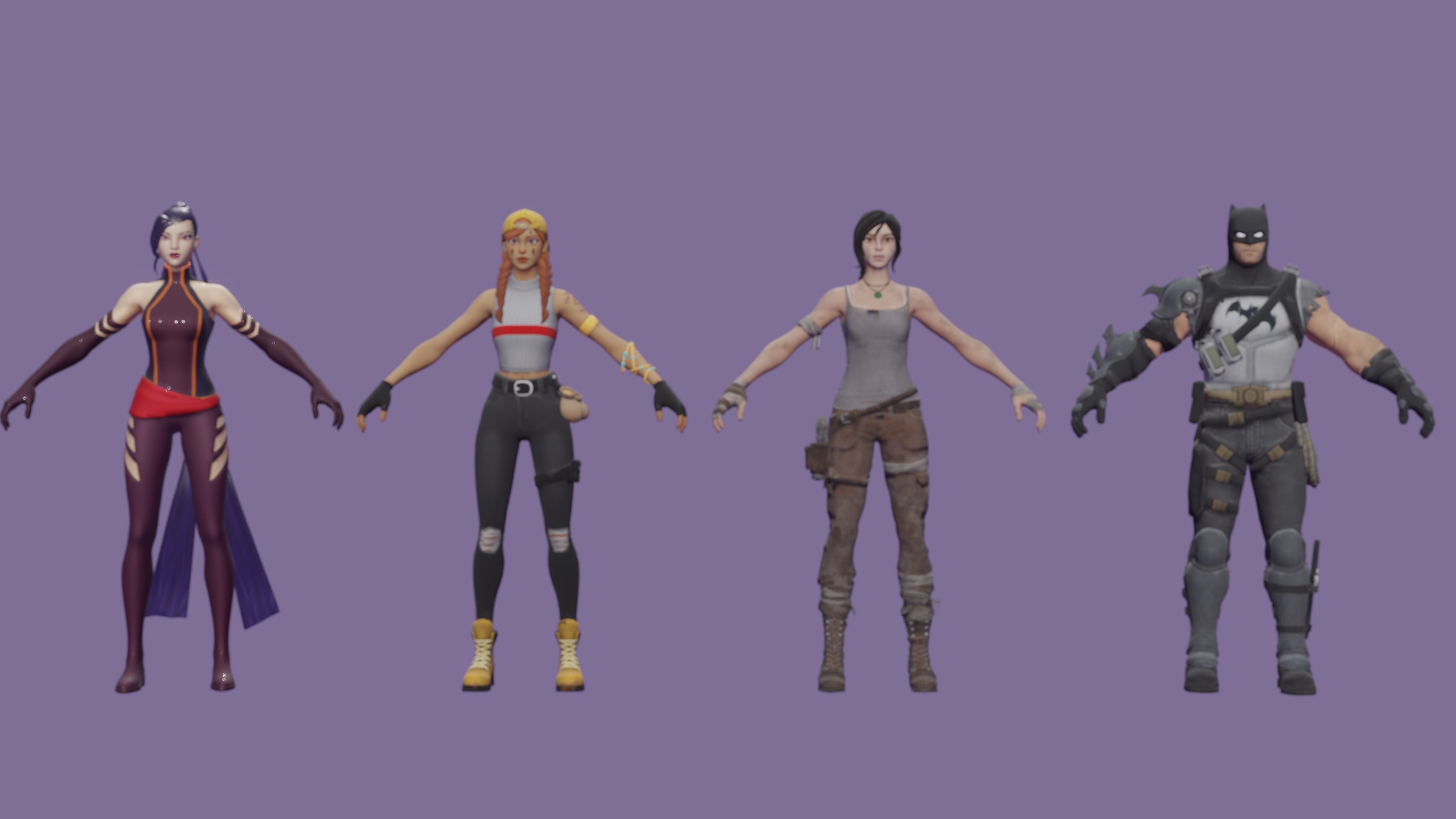 Fortnite Pack 3D model rigged | CGTrader