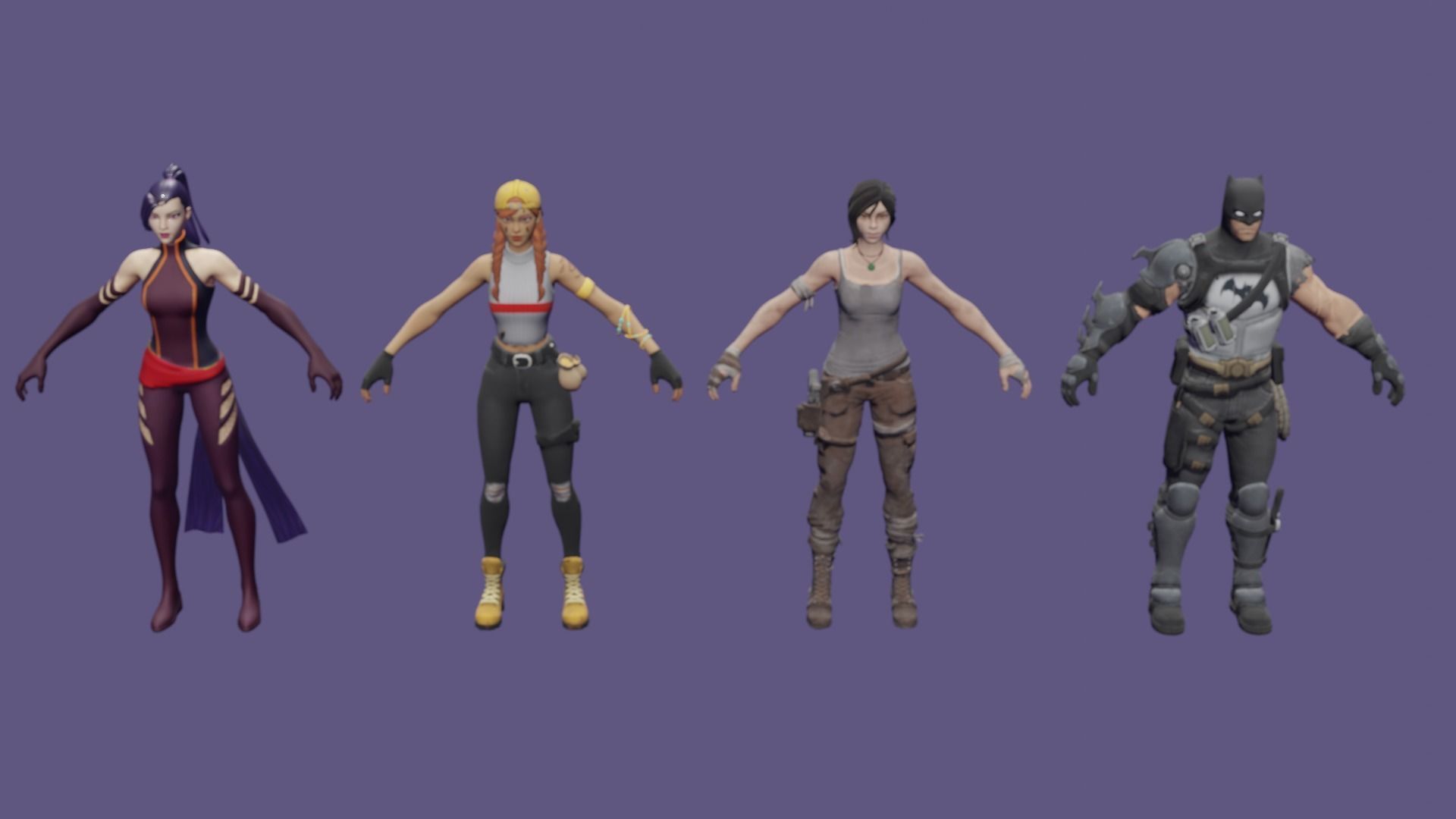 Fortnite Pack 3D model rigged | CGTrader