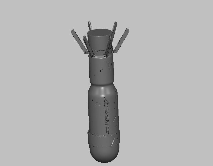 Misile file 3D model 3D printable | CGTrader