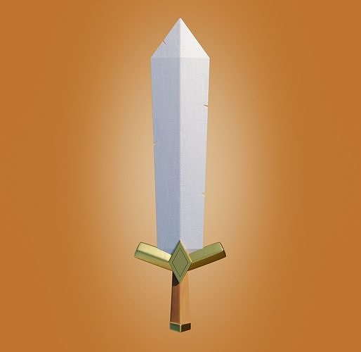 clash of clans sword free VR / AR / low-poly 3D model rigged | CGTrader