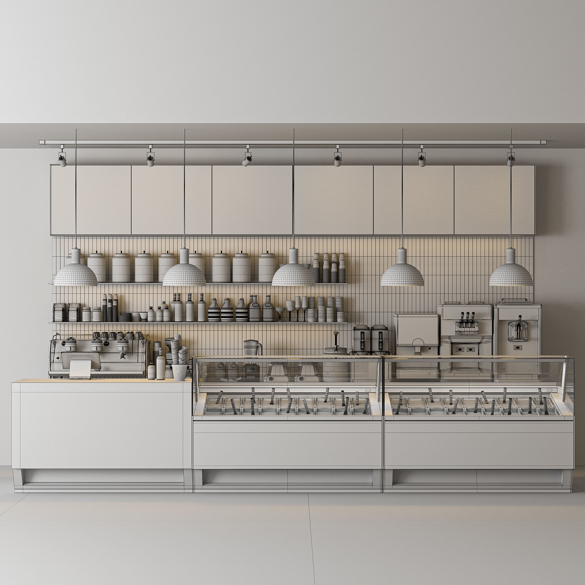 Ice Cream Shop 3D model | CGTrader