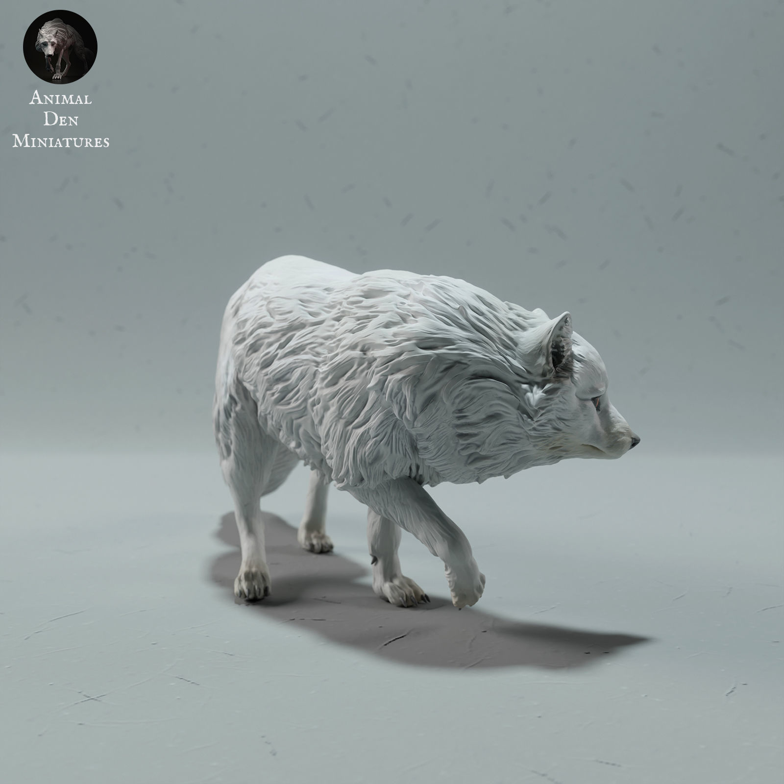 Arctic Fox 3D model 3D printable | CGTrader