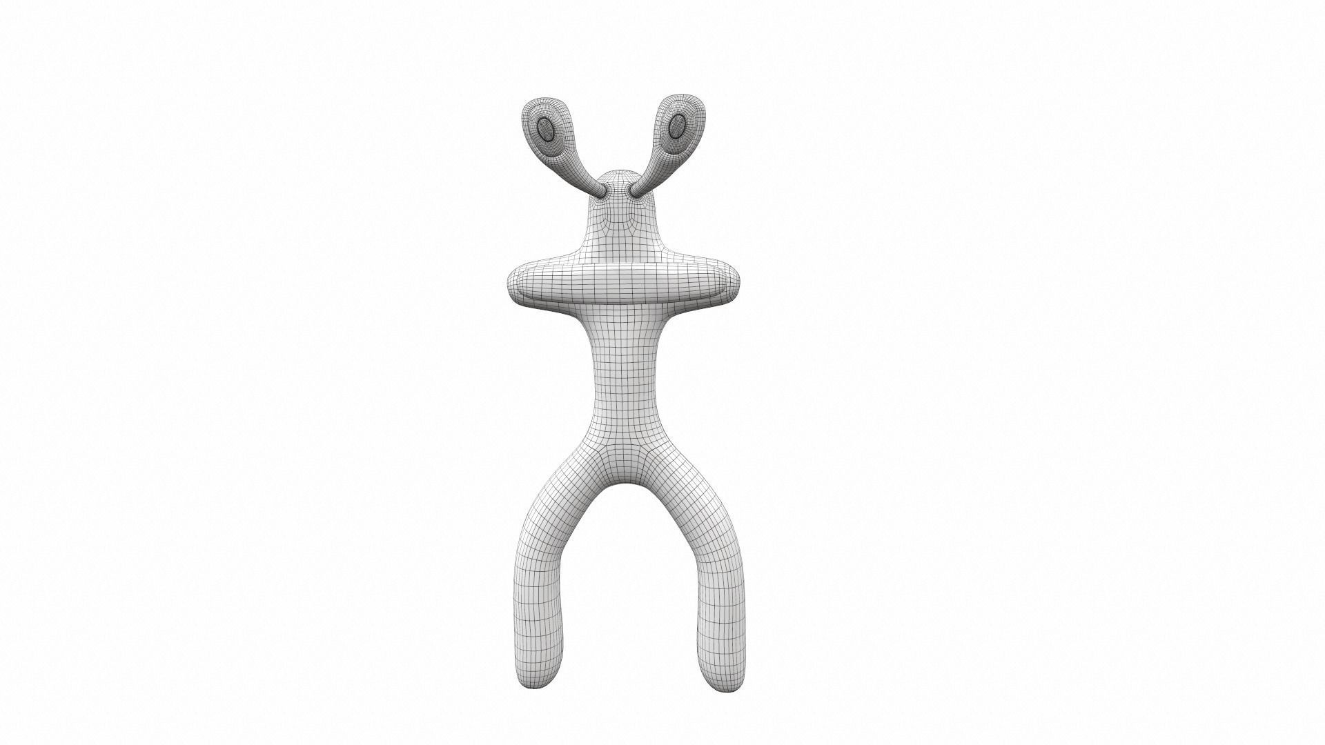 Plush toy monster pink from rainbow friends 3D model | CGTrader