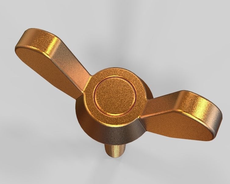 M3 x 20mm Wing Screws 3D model 3D printable | CGTrader