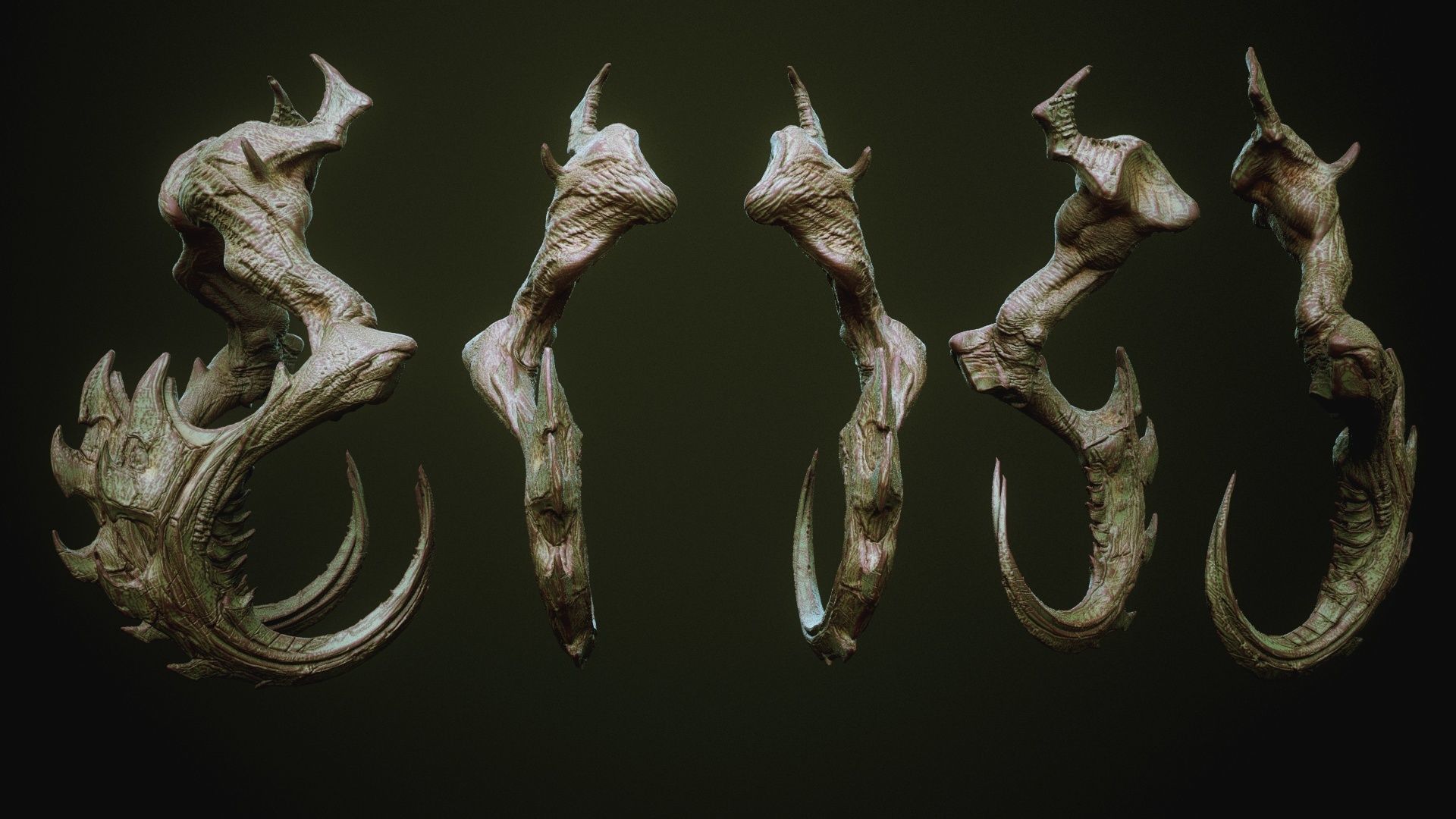 DEMON part three 40 Arms with Blendshapes 3D model | CGTrader