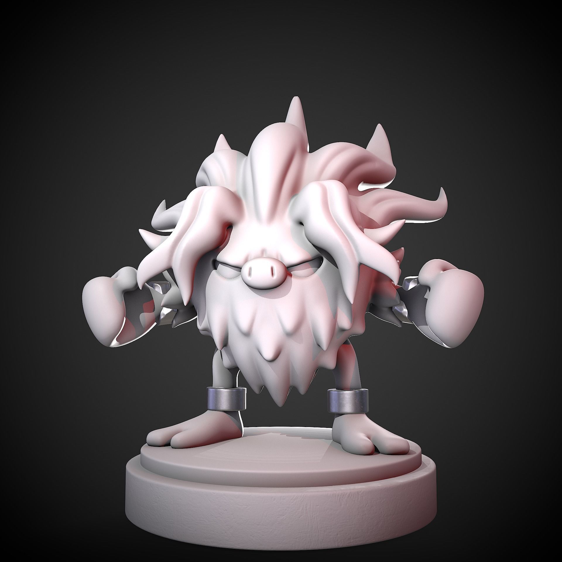 ANNIHILAPE STL - POKEMON SCARLET POKEMON VIOLET 3D model 3D printable ...