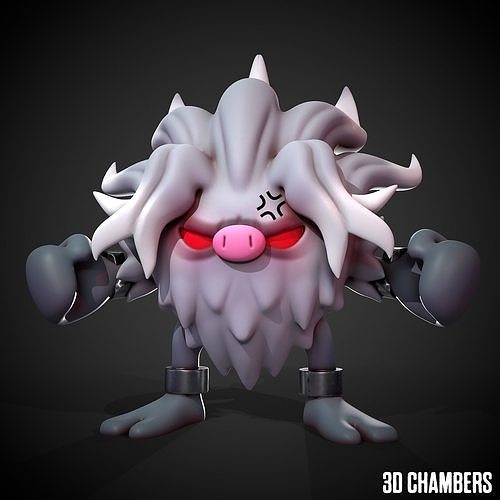 ANNIHILAPE STL - POKEMON SCARLET POKEMON VIOLET 3D model 3D printable ...