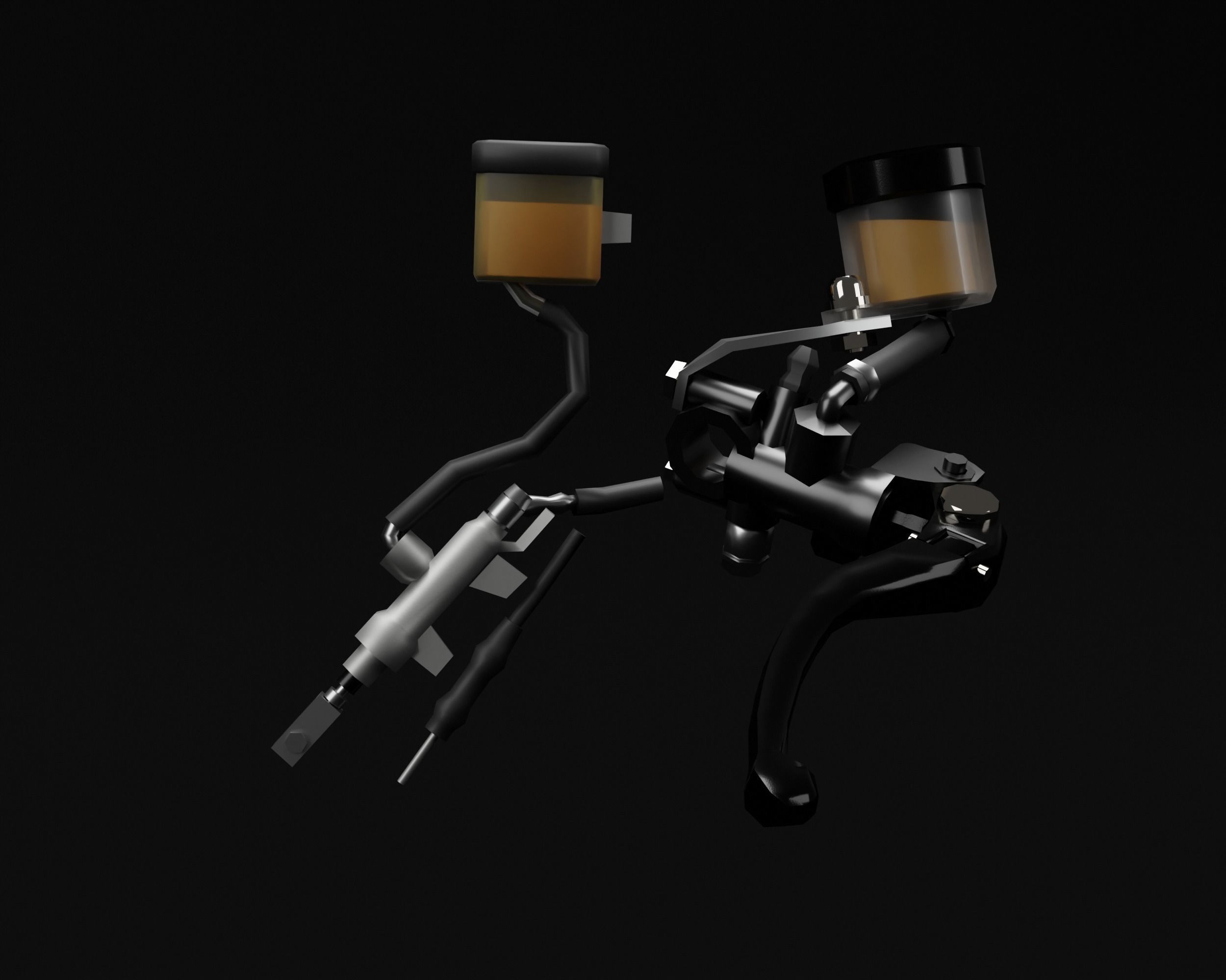 Motorcycle Brakes Kit free VR / AR / low-poly 3D model | CGTrader