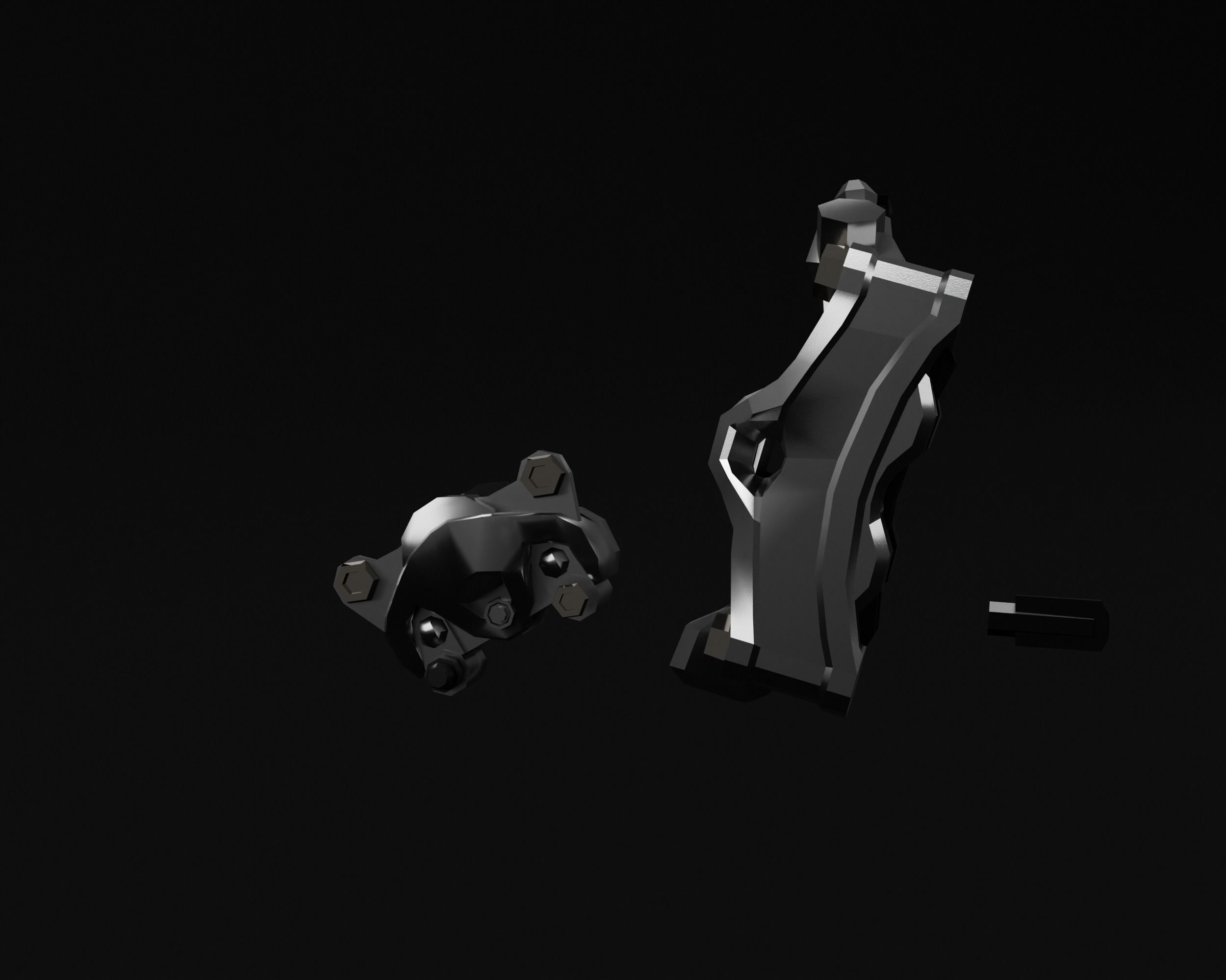 Motorcycle Brakes Kit free VR / AR / low-poly 3D model | CGTrader