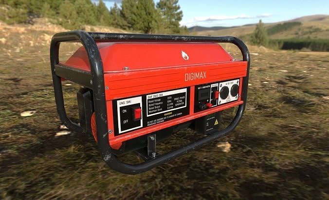 3D model Military Grade - Portable Electricity Generator - Low Poly VR ...