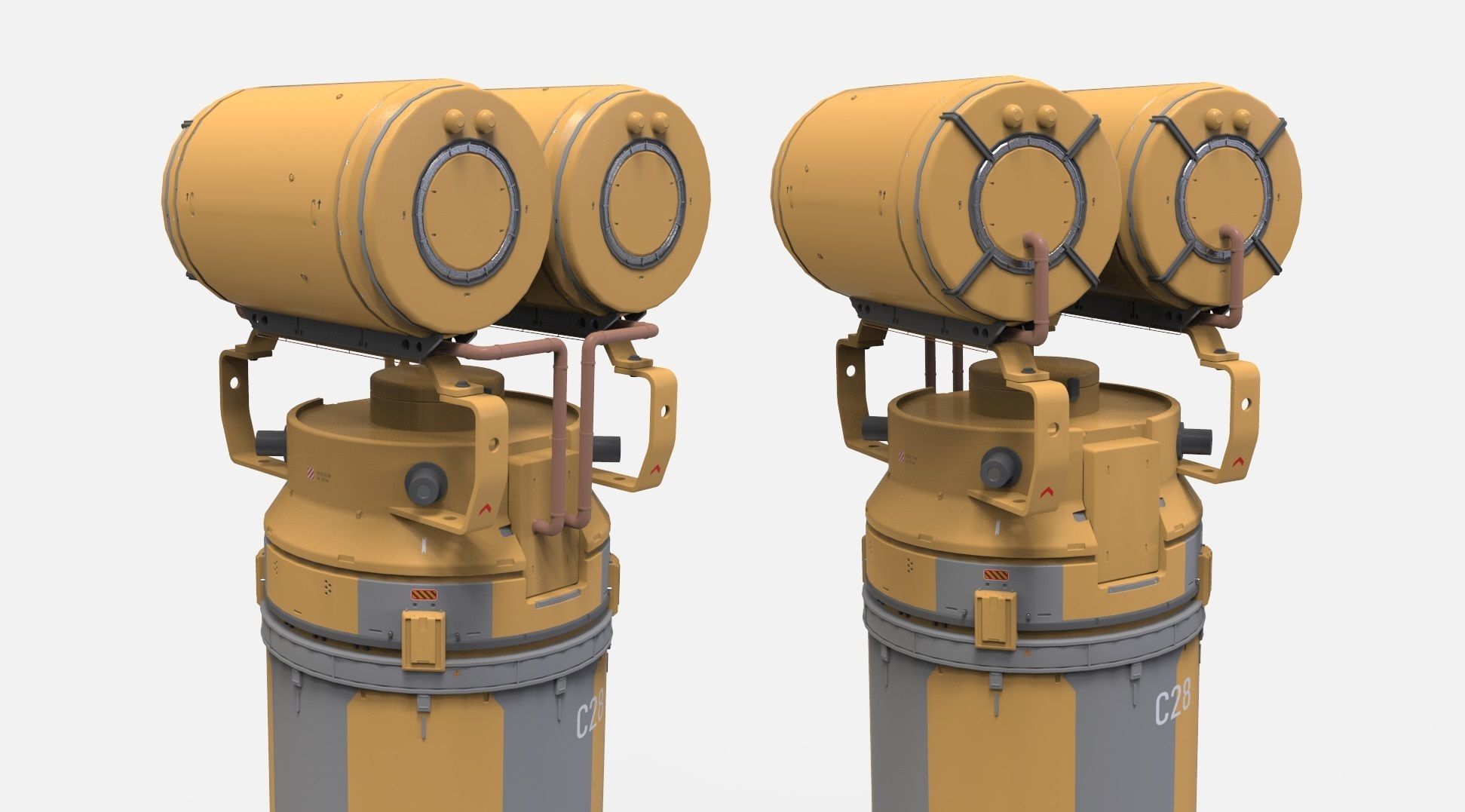 sci fi props 5 3D model | CGTrader