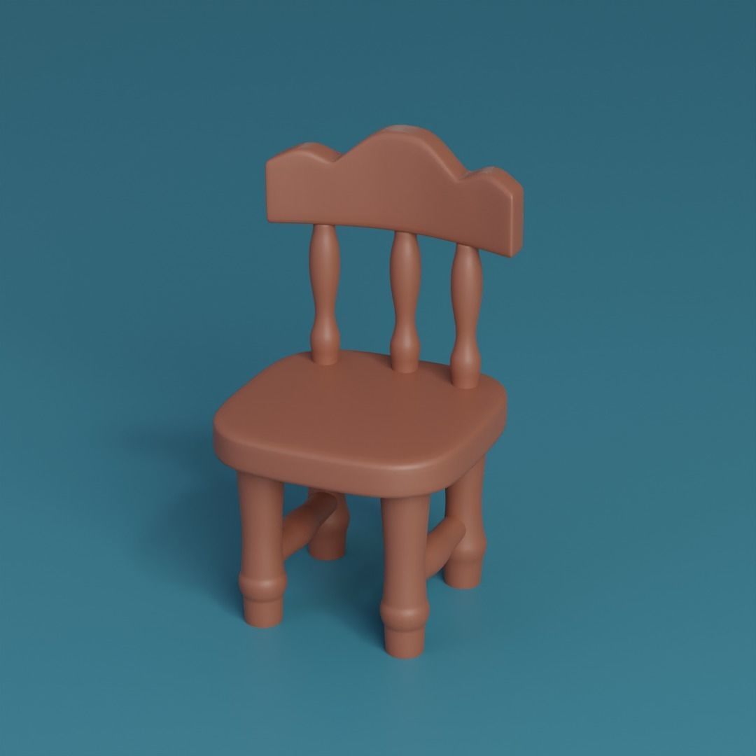 3D model Cartoon chairs VR / AR / low-poly | CGTrader