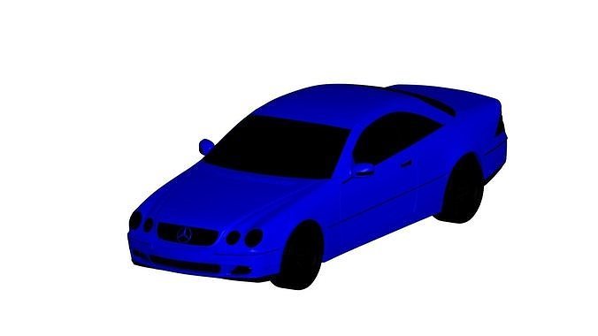 Mercedes Benz CL-class 215 3D model | CGTrader