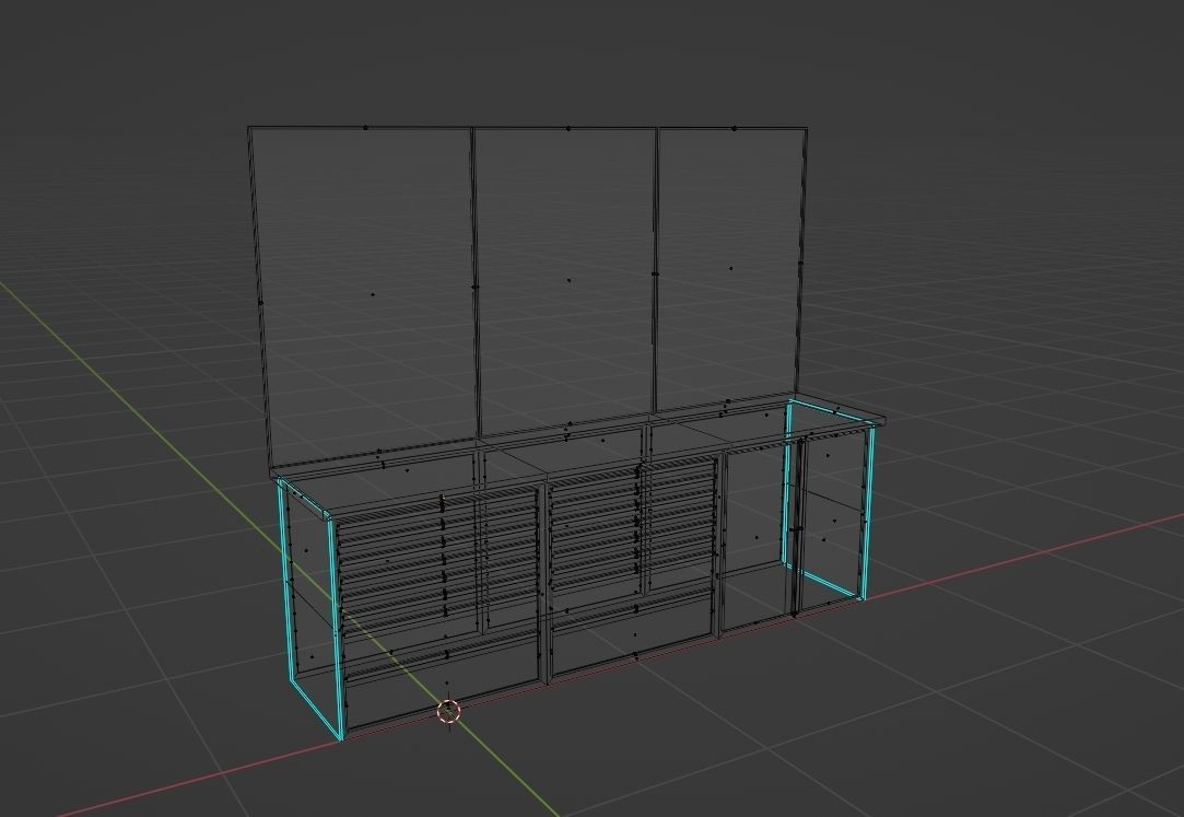 3D model Workbench tool cabinet VR / AR / low-poly | CGTrader