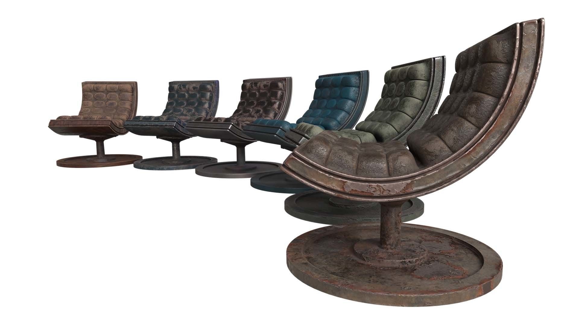 Arc Lounge Chair 3D model | CGTrader