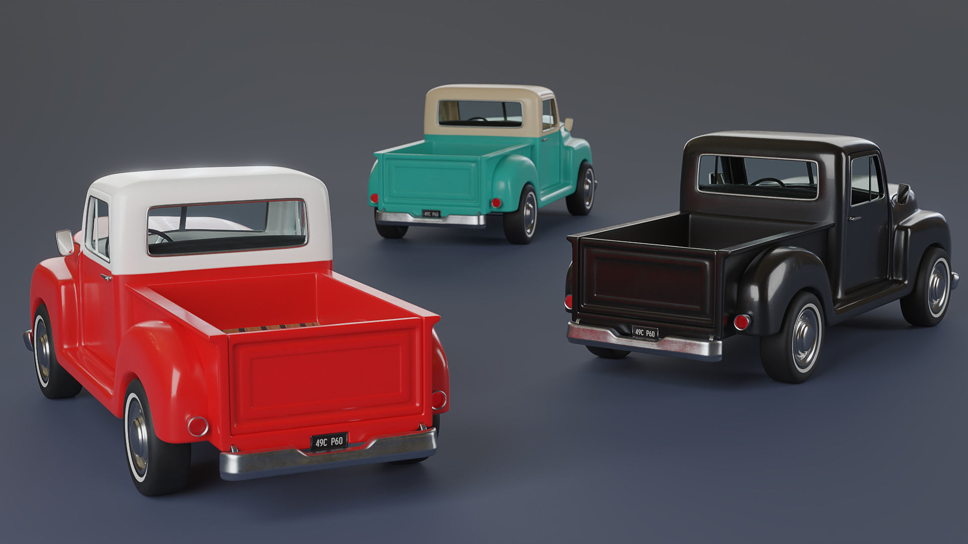 Stylized Classic Truck 3D model | CGTrader