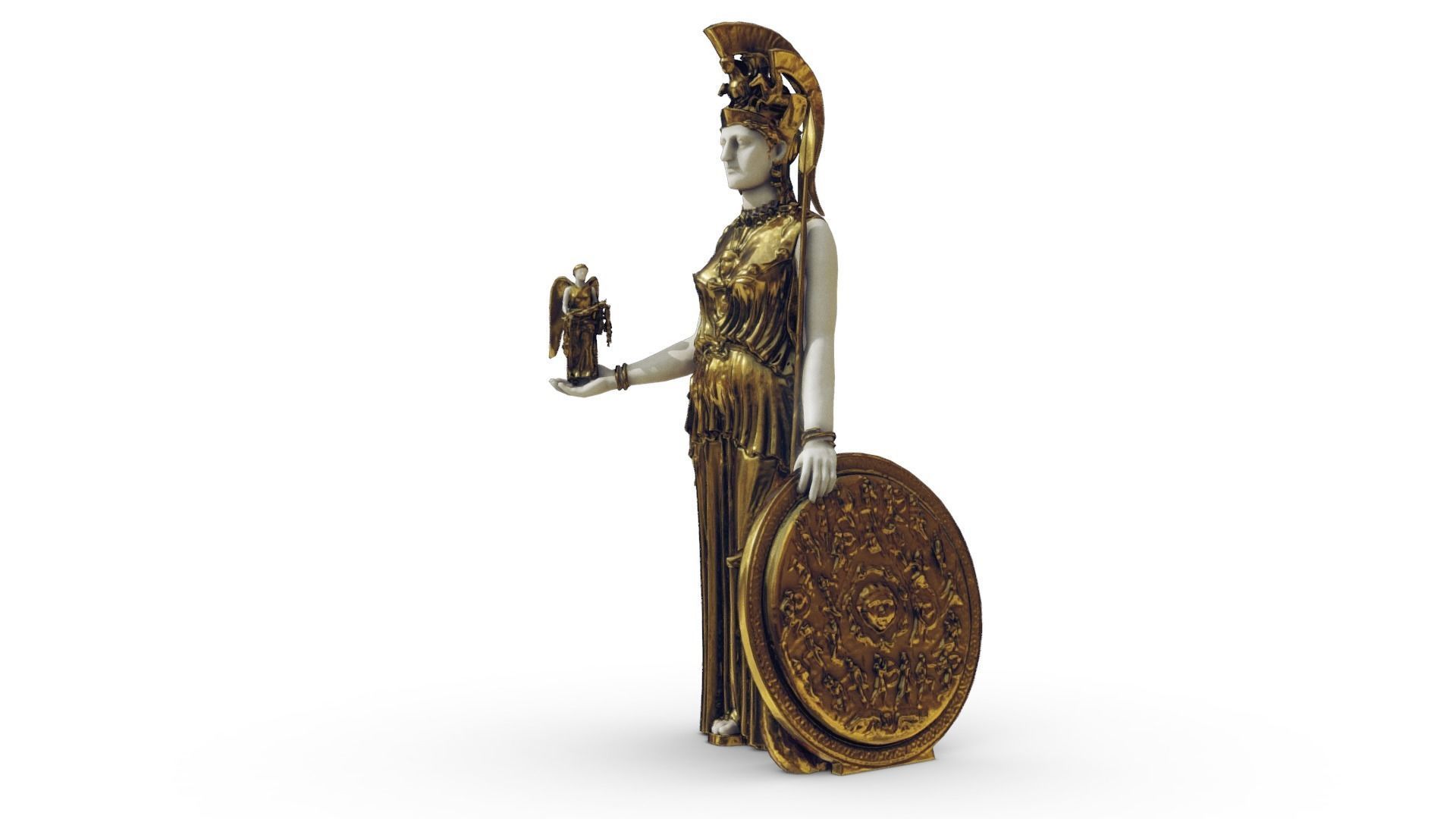 3D model Athena Parthenos VR / AR / low-poly | CGTrader