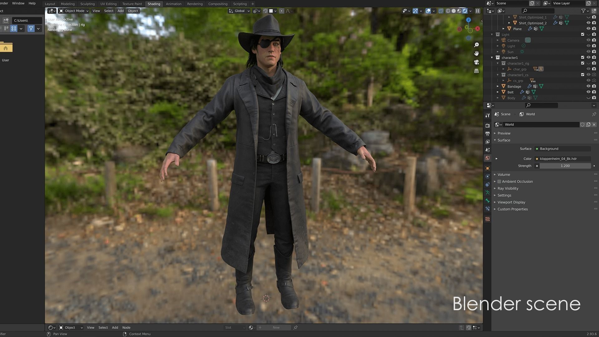 3D model Bandit Western Wild West Adventure Survival Shooter Character ...