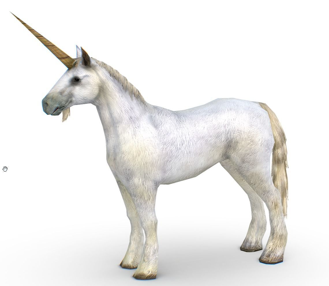 3D model LowPoly the Mythical Creature Unicorn VR / AR / low-poly ...
