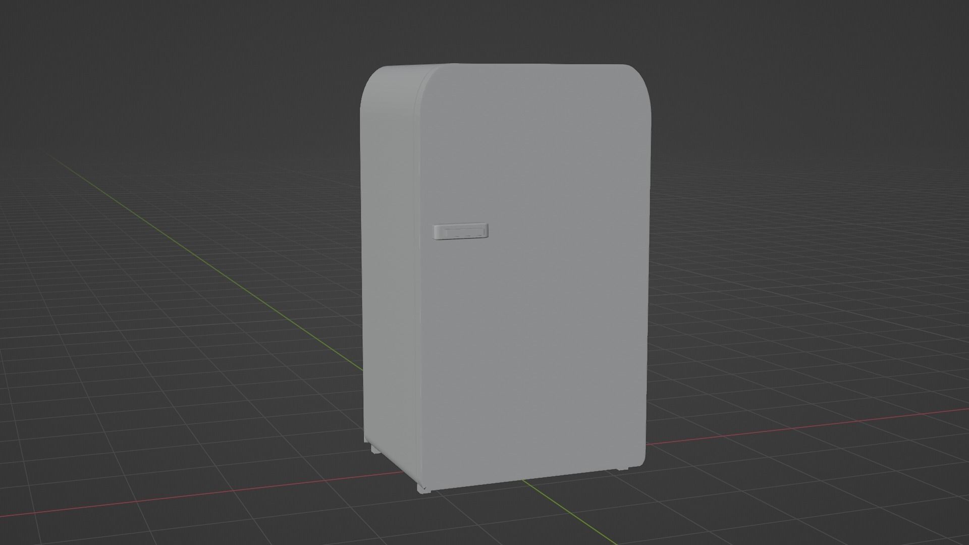Scary Fridge free 3D model | CGTrader