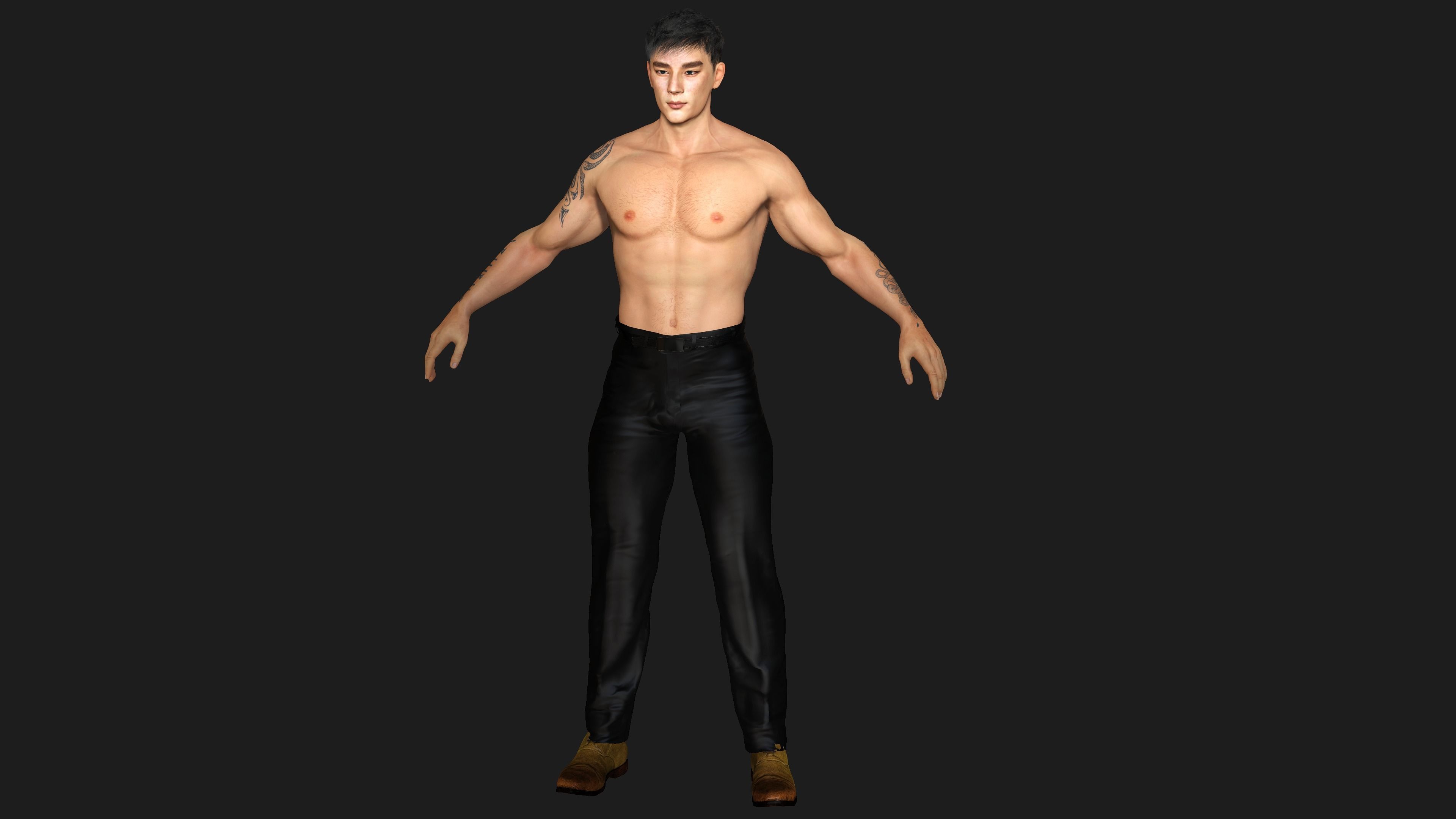 3D model AAA 3D REALISTIC ASIAN MALE CHARACTER - BUSINESSMAN ASIAN VR ...