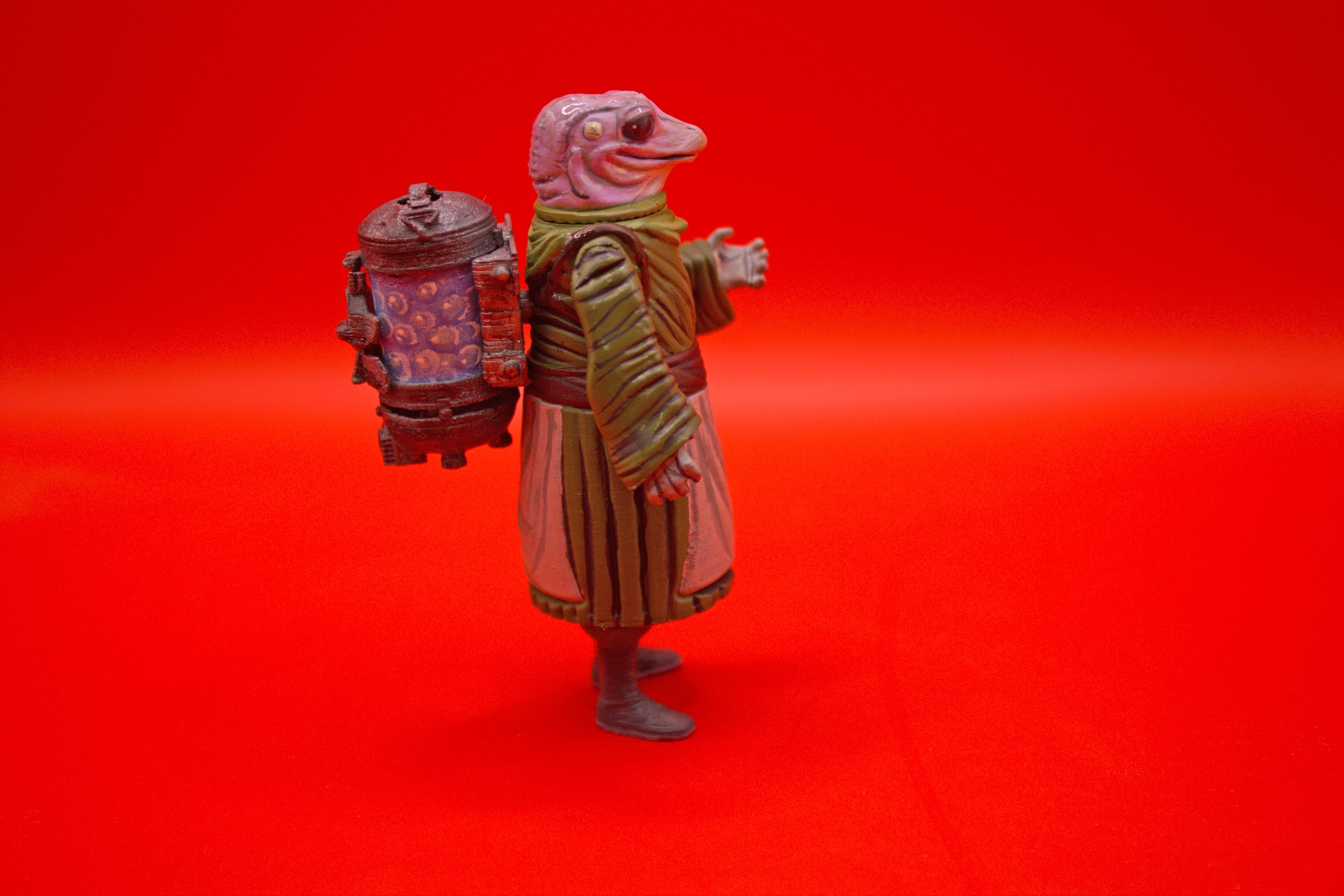 Articulated Lady frog Mandalorian 3D model 3D printable | CGTrader