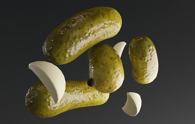 3D model Pickles VR / AR / low-poly | CGTrader