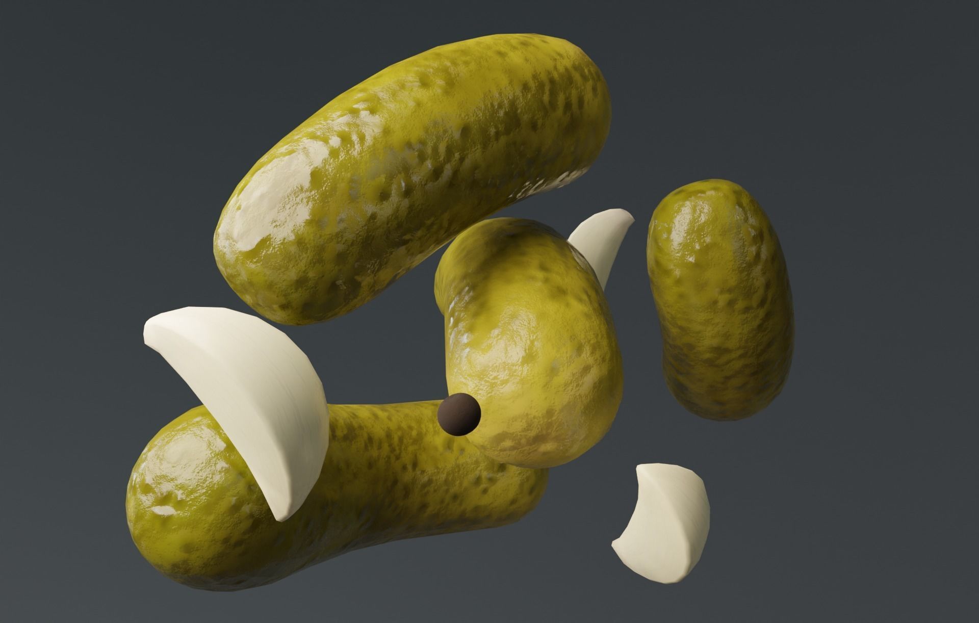3D model Pickles VR / AR / low-poly | CGTrader