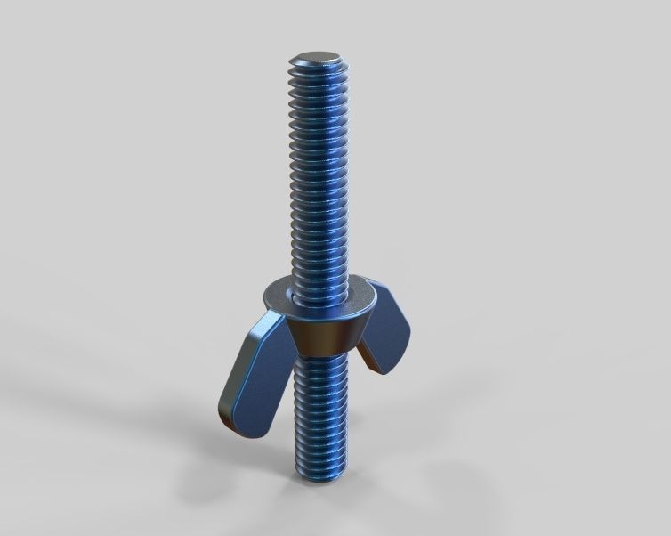 M5 Wing Nuts 3D model 3D printable | CGTrader