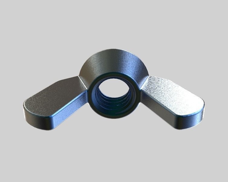 M5 Wing Nuts 3D model 3D printable | CGTrader
