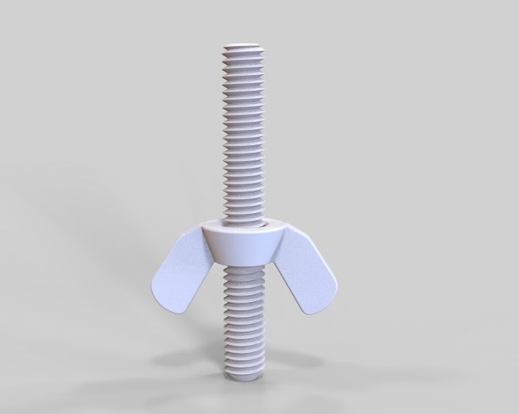 M5 Wing Nuts 3D model 3D printable | CGTrader