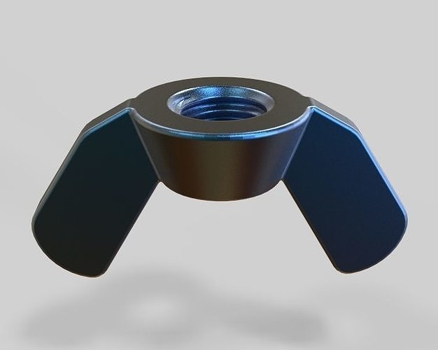 M5 Wing Nuts 3D model 3D printable | CGTrader
