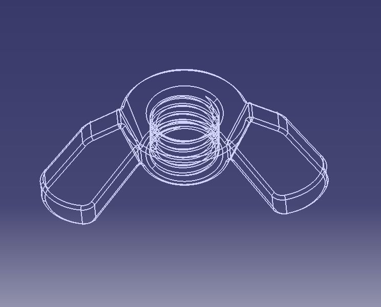 M5 Wing Nuts 3D model 3D printable | CGTrader