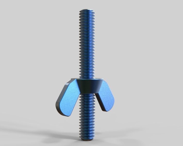 M5 Wing Nuts 3D model 3D printable | CGTrader