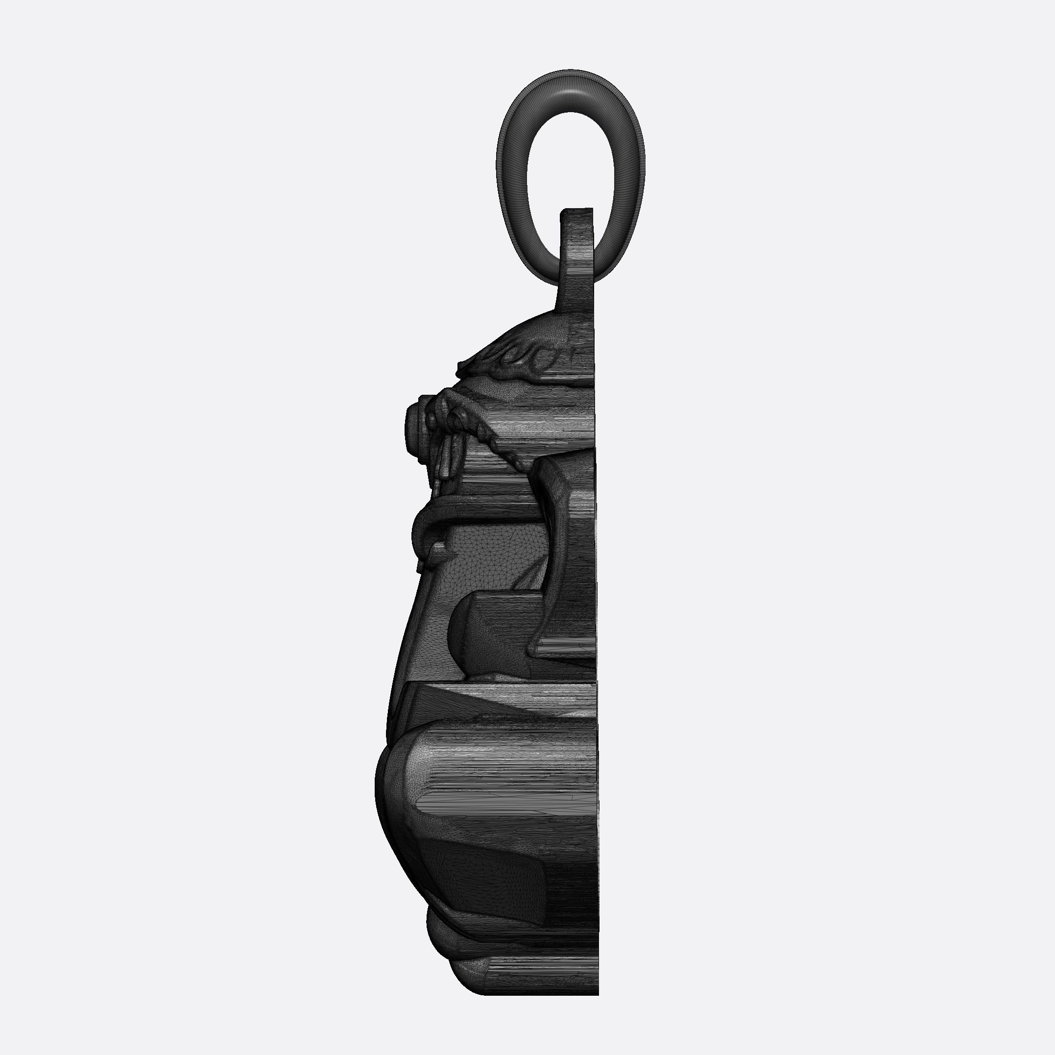 Ganesha pillayar Pendant 3D model 3D printable | CGTrader