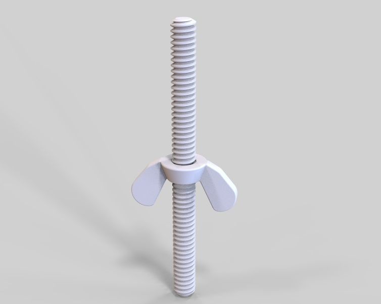 M4 Wing Nuts 3D model 3D printable | CGTrader