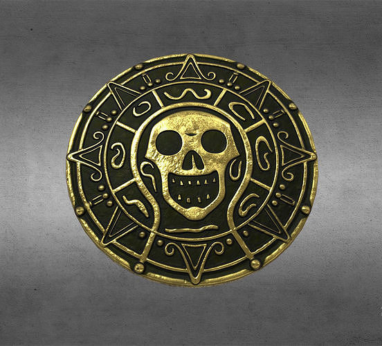 3D model Pirate Coin VR / AR / low-poly | CGTrader