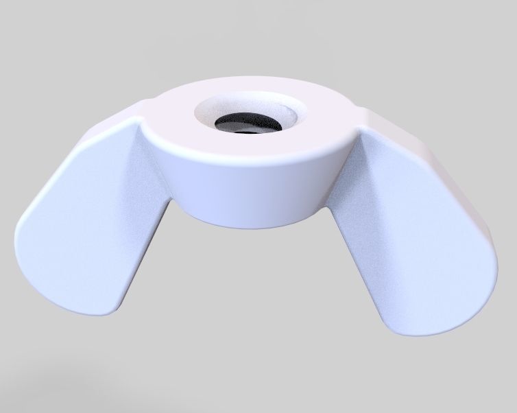 M3 Wing Nuts 3D model 3D printable | CGTrader