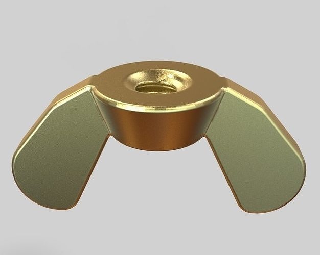 M3 Wing Nuts 3D model 3D printable | CGTrader
