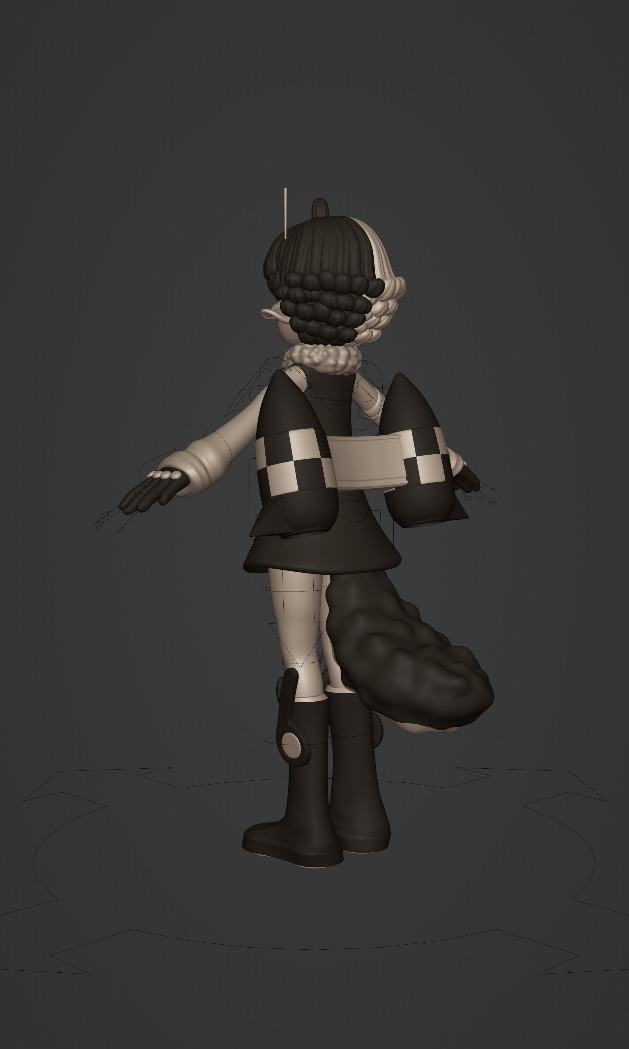 3D model ONE PIECE VEGAPUNK ATLAS FIGURE SCULPT VR / AR / low-poly ...