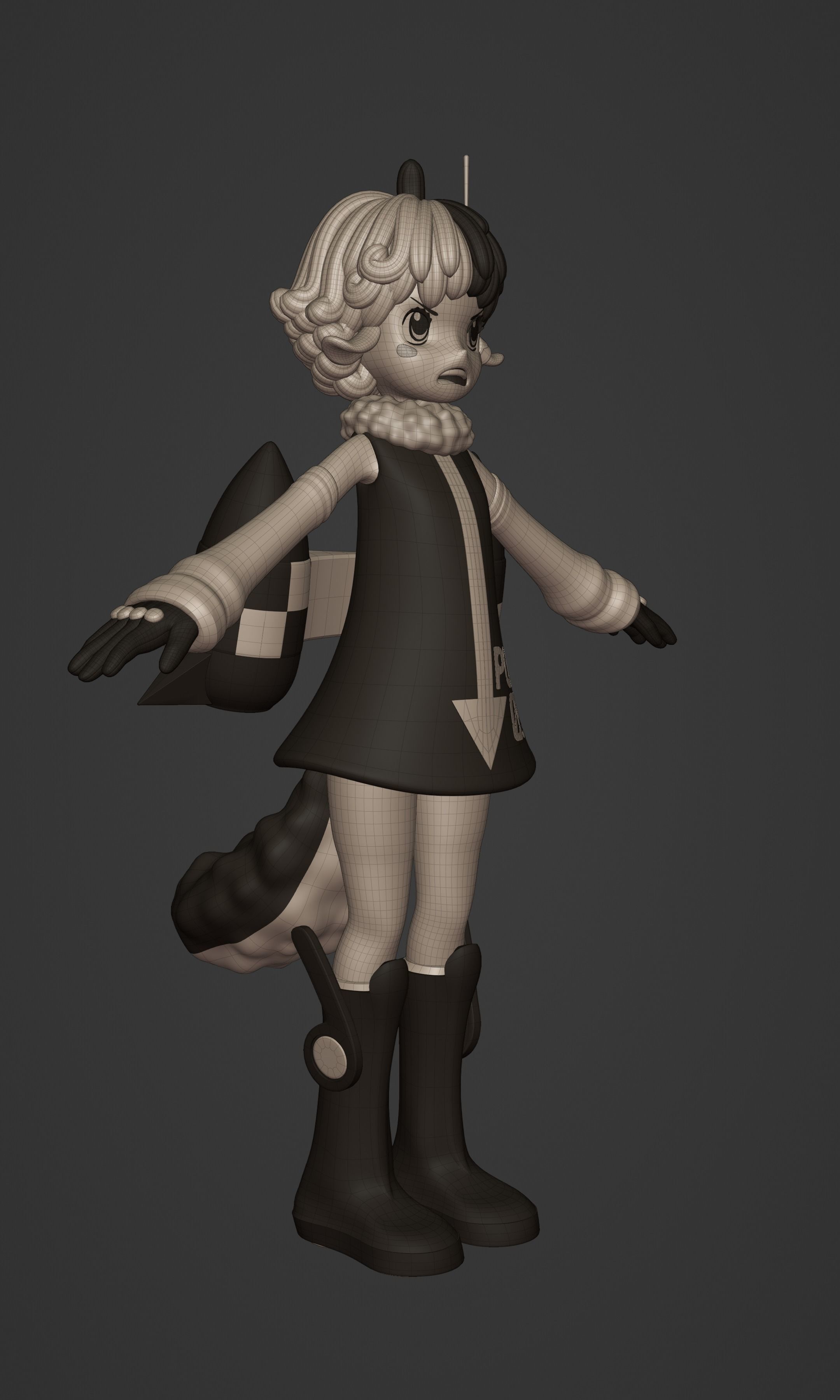 3D model ONE PIECE VEGAPUNK ATLAS FIGURE SCULPT VR / AR / low-poly ...