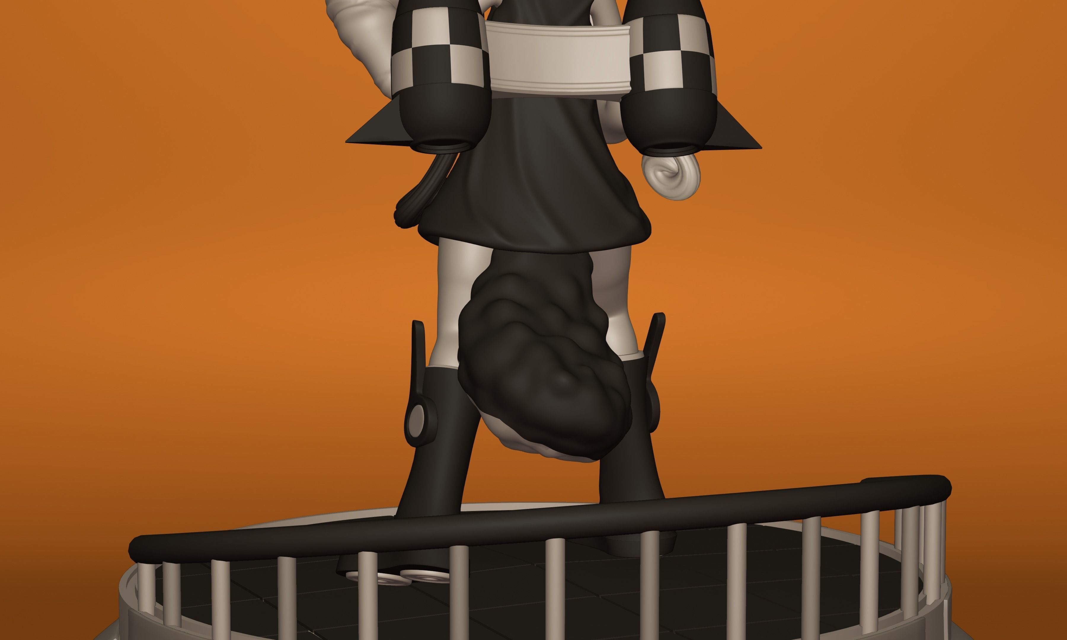 3D model ONE PIECE VEGAPUNK ATLAS FIGURE SCULPT VR / AR / low-poly ...