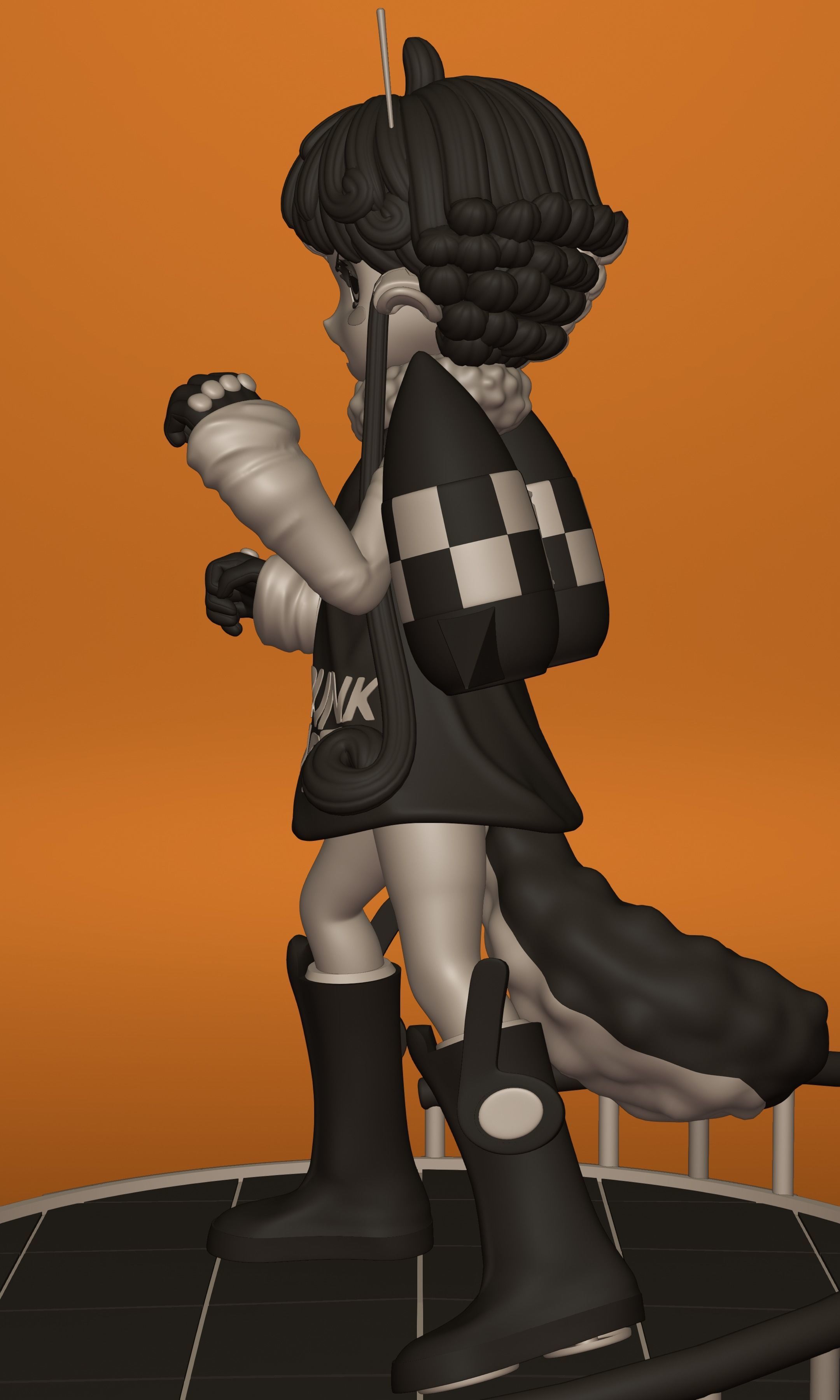 3D model ONE PIECE VEGAPUNK ATLAS FIGURE SCULPT VR / AR / low-poly ...